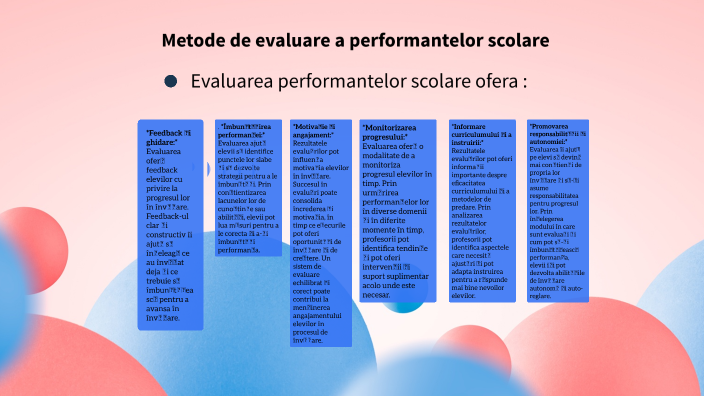 Metode de evaluare by Visi Guita on Prezi