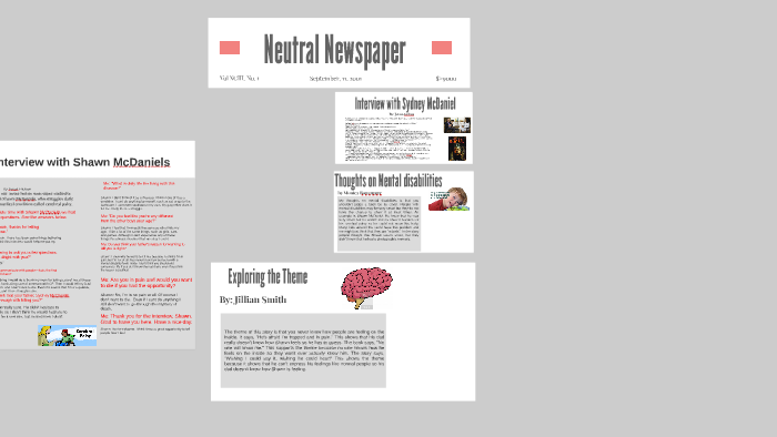Neutral Newspaper by Jenna Gillam on Prezi