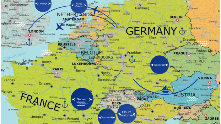 Frankenstein Map Project by Eric Rodriguez on Prezi