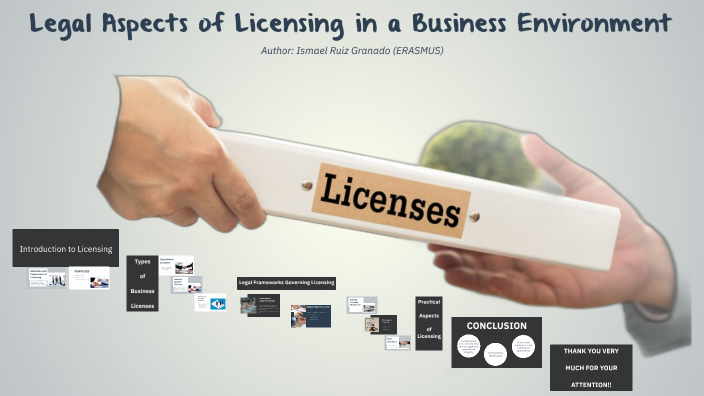 Legal Aspects of Licensing in a Business Environment by Ismael Ruiz ...