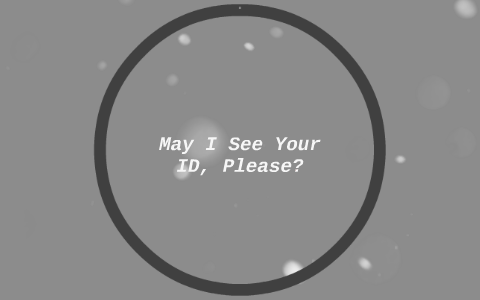 May I See Your ID, Please? by Alyssa Perovski on Prezi