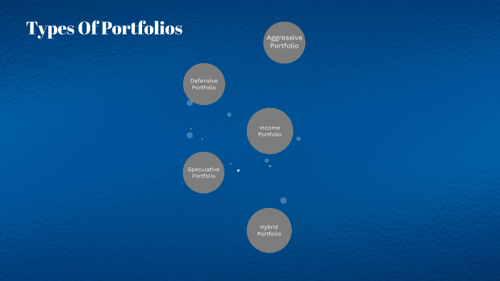 types of portfolios by Bradley Goodnight on Prezi