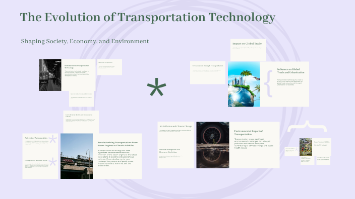 The Evolution of Transportation Technology by Devella Steffen on Prezi