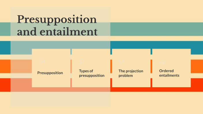 Sociolinguistics - Presupposition and entailment by milena gonzalez on ...