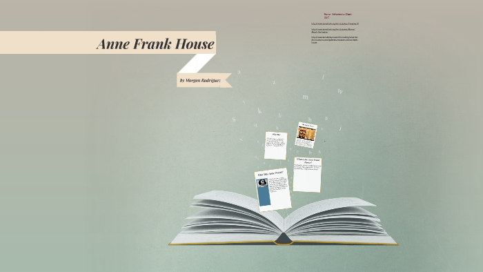 Anne Frank House Diagram