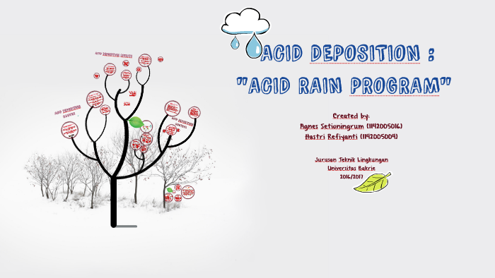 Acid Deposition: Acid Rain Program (by: Agnes & Hastri) by Saonah caem ...