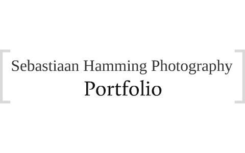 Portfolio by Sebastiaan Hamming on Prezi
