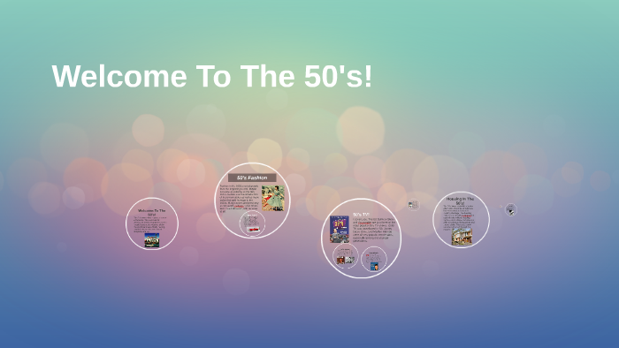 Welcome To The 50's! by Shiloh Clark on Prezi