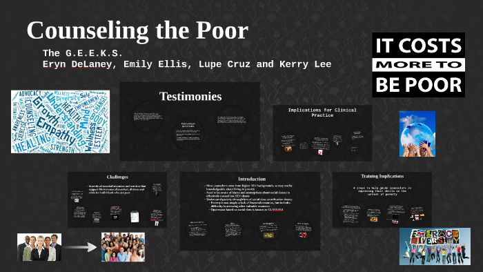 Counseling the Poor by Guadalupe Cruz
