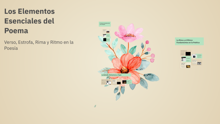 Los elementos del poema by Narcisa Romero on Prezi