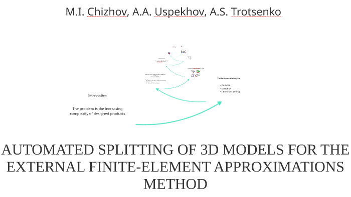 AUTOMATED SPLITTING OF 3D MODELS FOR THE EXTERNAL FINITE-ELEMENT ... AUTOMATED SPLITTING OF 3D MODELS FOR THE EXTERNAL FINITE-ELEMENT ...