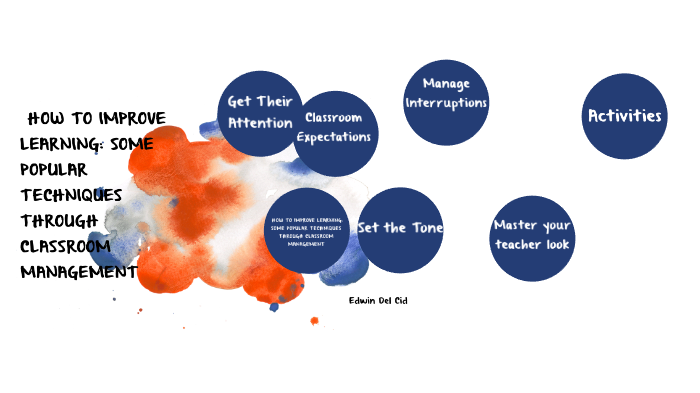HOW TO IMPROVE LEARNING: SOME POPULAR TECHNIQUES. by Edwin Ivan del Cid ...