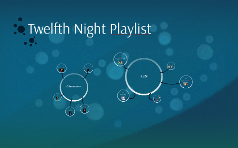 Twelfth Night Playlist by Harvey Vereen on Prezi