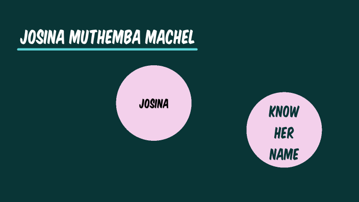 josina muthemba machel: the freedom fighter by Piper Messier on Prezi
