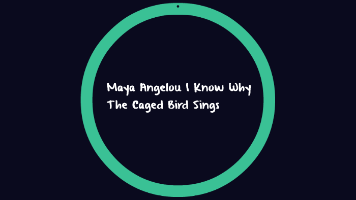 Maya Angelou I Know Why the Caged Bird Sings by Jariah Johnson on Prezi