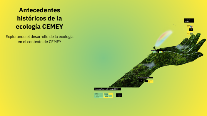 Antecedentes históricos de la ecología CEMEY by Jsbvdbdj Jsbbdbd on Prezi