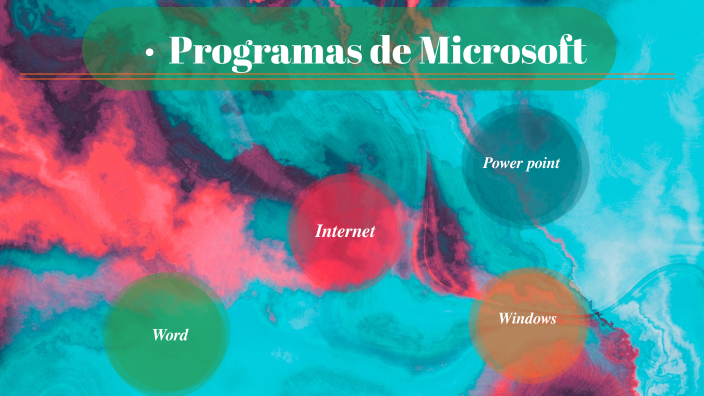 Programas de Microsoft Office by Luis Morales on Prezi