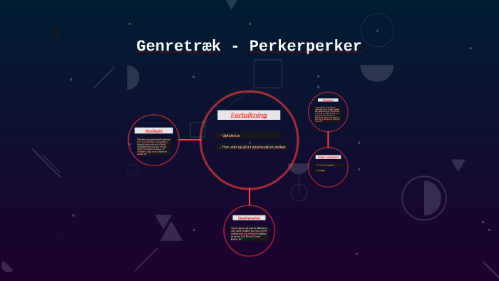 Genretræk - Perkerperker by Edith Jessen on Prezi