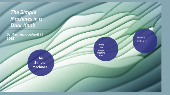 The Simple Machines in a Door Knob by max janz on Prezi