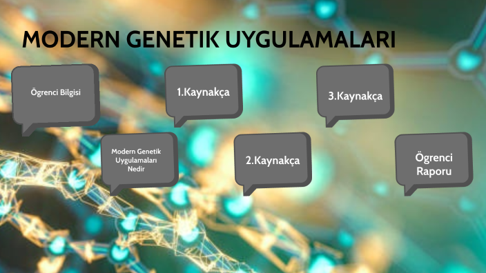 MODERN GENETİK UYGULAMALARI by Güliz BİNGÖL on Prezi