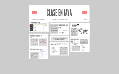 CLASE EN JAVA by on Prezi