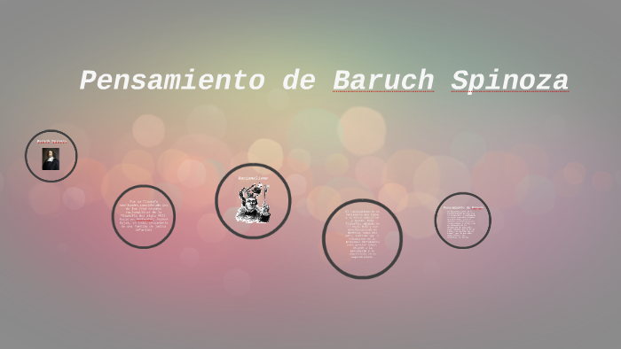 Pensamiento de Baruch Spinoza by Victoria Salcedo on Prezi