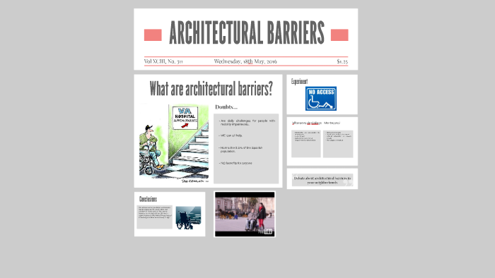 ARCHITECTURAL BARRIERS by raquel marin