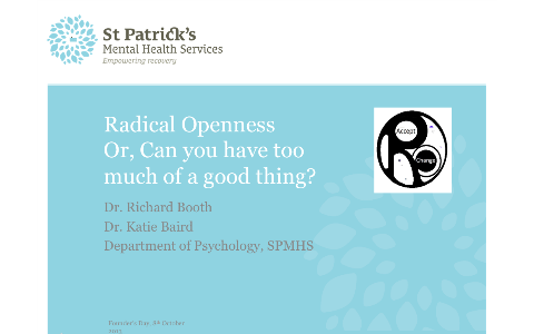 Radical Openness, Dr Richard Booth, Dr Katie Baird by Georgina Mullen ...