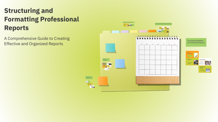 Structuring and Formatting Professional Reports by 2311CS020047 ...