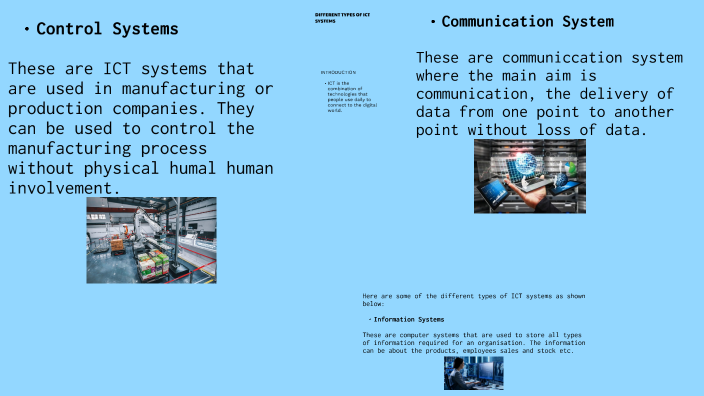 DIFFERENT TYPES OF ICT SYSTEMS by Thulile Ntshangase on Prezi