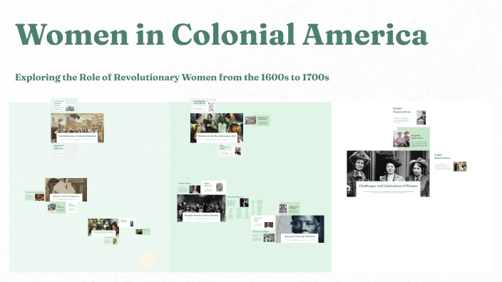 The Role of Women in Colonial America by Juliette Gutierrez on Prezi