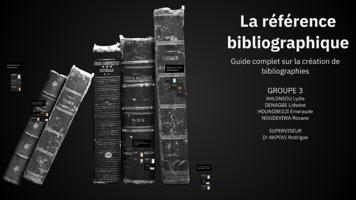 La référence bibliographique by Lidwine DENAGBE on Prezi
