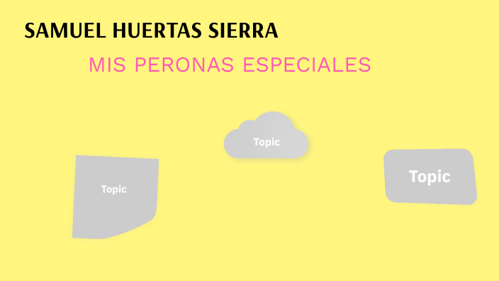 MIS PERSONAS ESPECIALES by SAMUEL HUERTAS SIERRA on Prezi