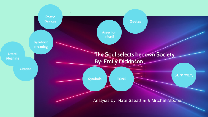 The soul selects her own society by Nate Sabattini on Prezi