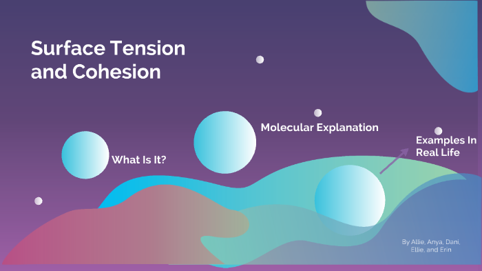 Surface Tension and Cohesion by Ellie Fisher on Prezi