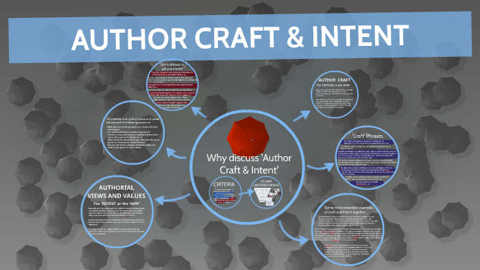 AUTHOR CRAFT & INTENT by Bernadette Tedesco on Prezi