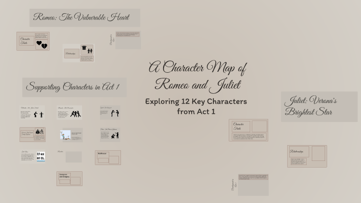 A Character Map of Romeo and Juliet by Jamelle Brown on Prezi