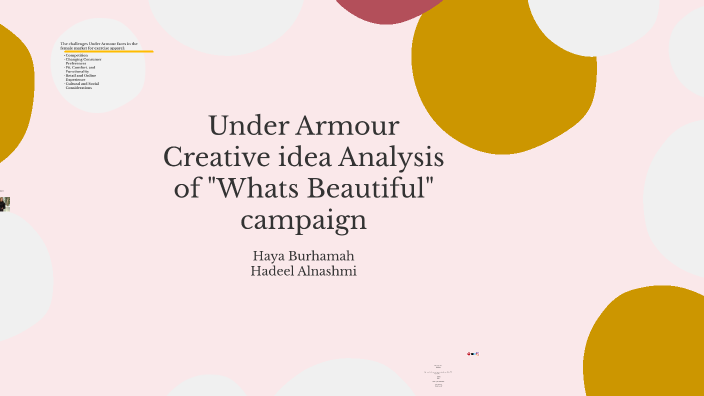 Under armour case study by Haya Hamad on Prezi