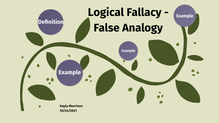 Logical Fallacy-False Analogy by Kayla Morrison on Prezi