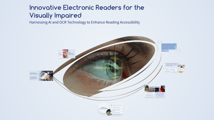 Innovative Electronic Readers for the Visually Impaired by anwar O on Prezi