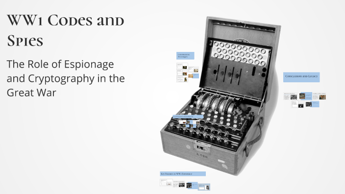 WW1 Codes and Spies by Tony Schilling on Prezi