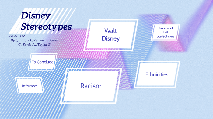 Disney Stereotypes by Quin Johsnon on Prezi