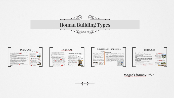 Roman Building Types by M B on Prezi