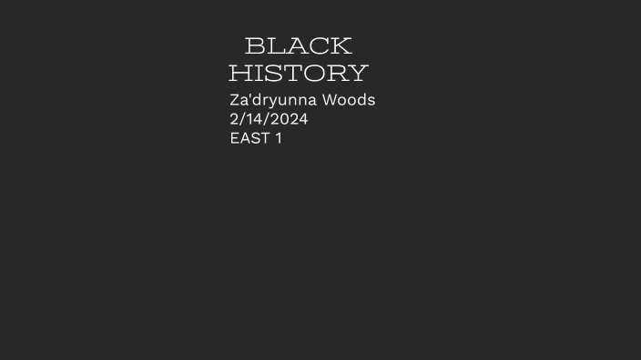 black history by Kentz Brown on Prezi