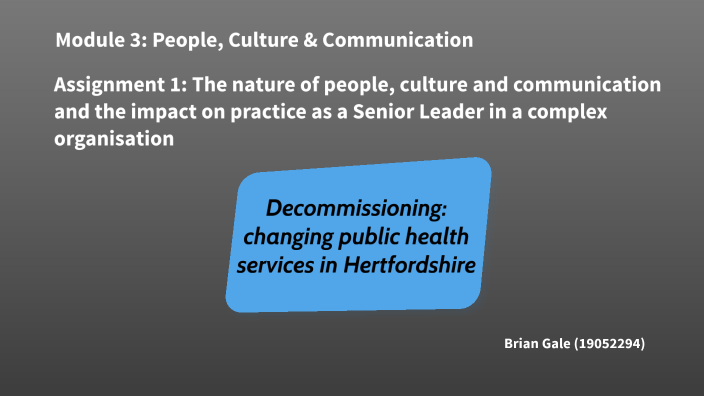 PCC Assignment 1: by Brian Gale on Prezi