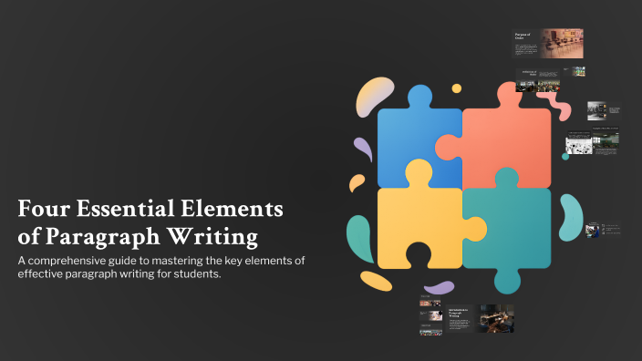 Four Essential Elements of Paragraph Writing by Naveed Alam on Prezi