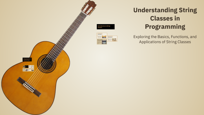 Understanding String Classes in Programming by cyber hub on Prezi