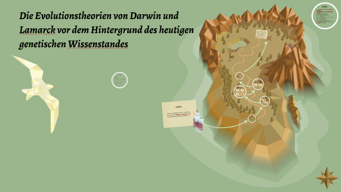 Die Evolutionstheorien von Darwin und Lamarck vor dem Hinter by David ...