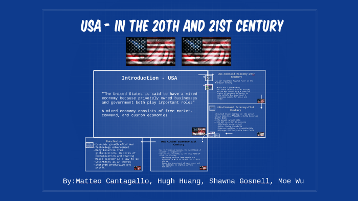 USA - Twentieth and the Twenty-first Century by M. Can on Prezi