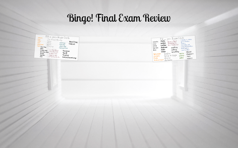 Bingo - Final Review by michelle situ on Prezi